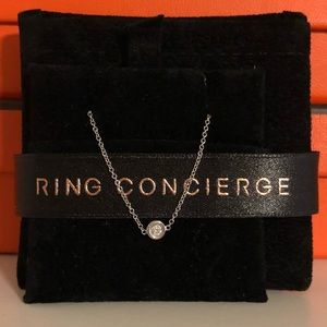 Ring Concierge | Jewelry | White Gold Single Diamond Bracelet Ring Concierge | Poshmark